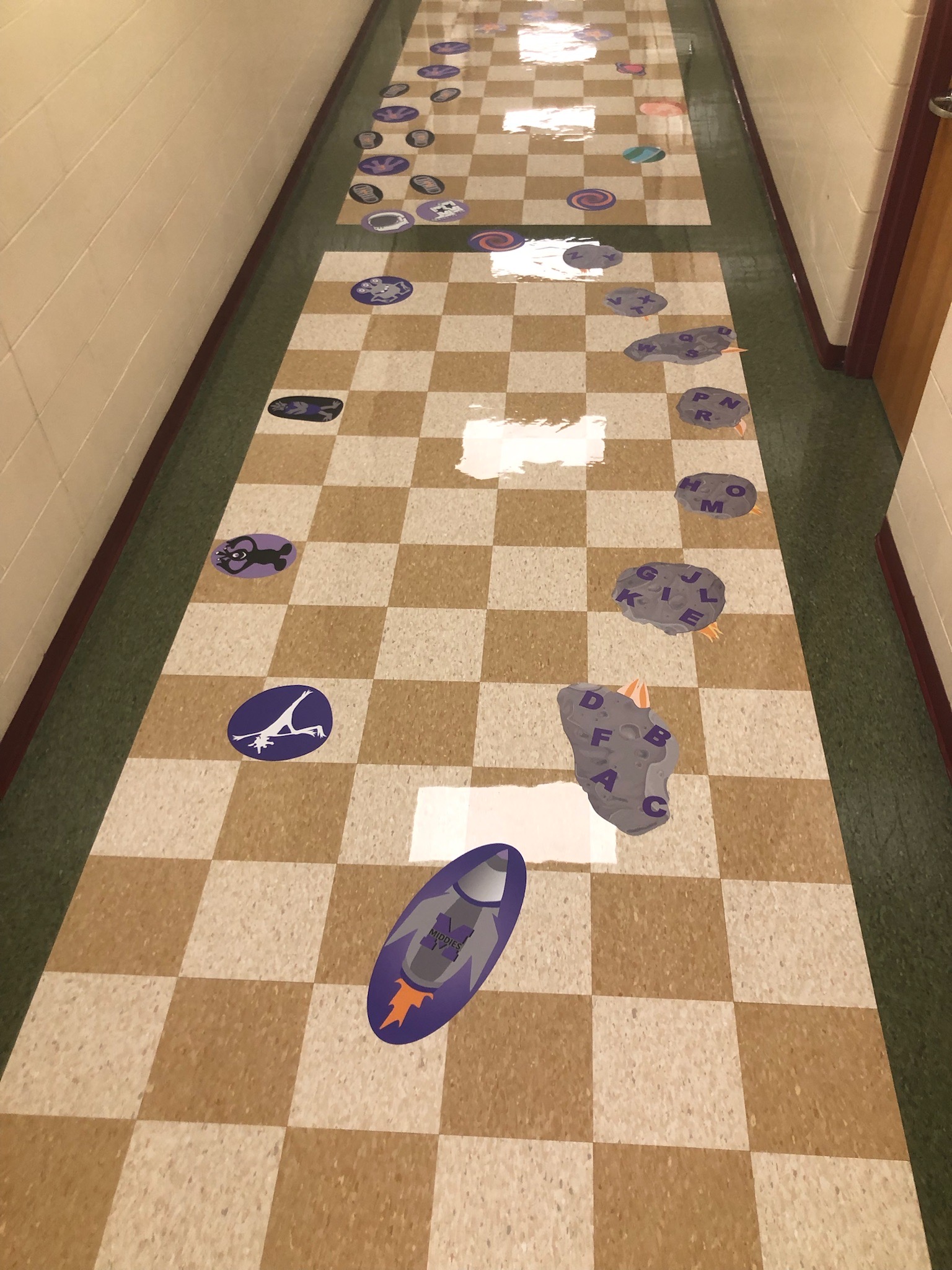 Outer Space Vinyl Sticker Path - Sensory Paths